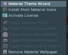 Settings - Material Theme UI Documentation