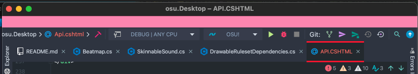 Project Frame Settings - Material Theme UI Documentation