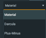 Compact Settings - Material Theme UI Documentation