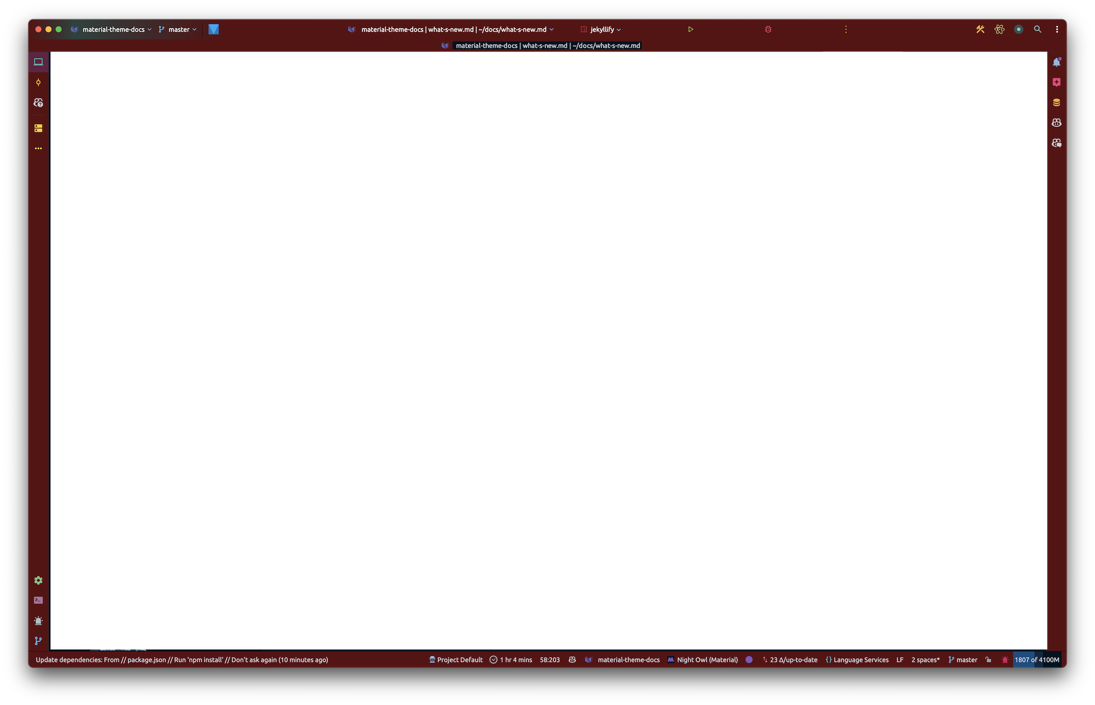 What's new? - Material Theme UI Documentation