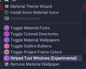 Feature Settings - Material Theme UI Documentation