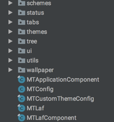 Project View Settings - Material Theme UI Documentation