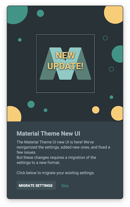 What's new? - Material Theme UI Documentation