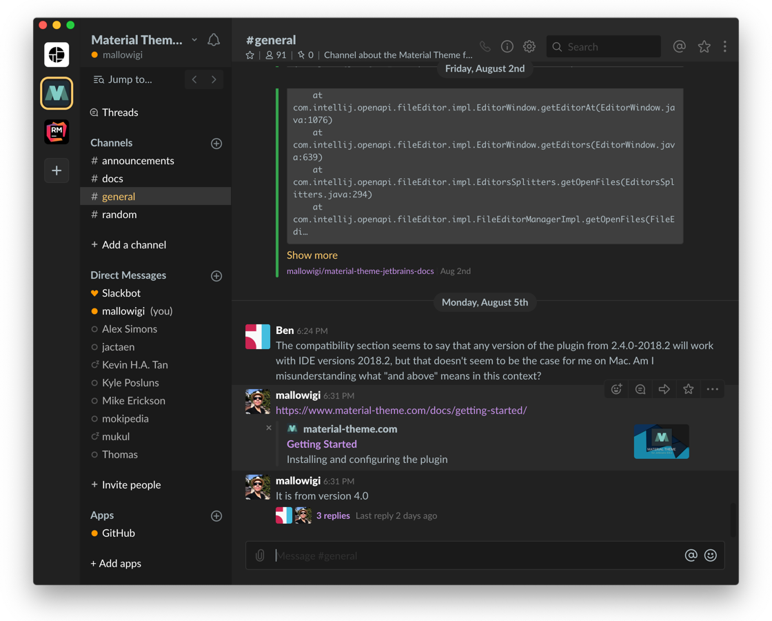Other Products - Material Theme UI Documentation