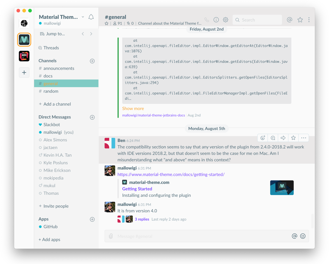 Other Products - Material Theme UI Documentation